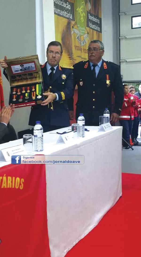 Manuel Antunes deixa comando dos Bombeiros de Riba de Ave - Jornal do Ave